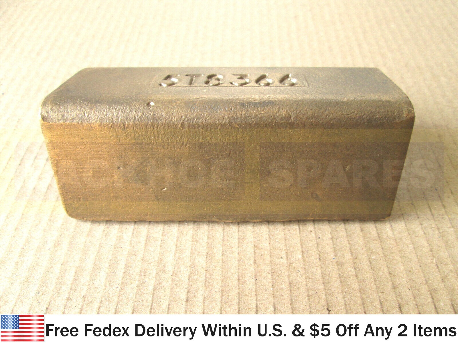 CAT PARTS - WEAR STRIP BRASS (PART NO. 5T8366 5D0134 2C4919 6D5416 ...