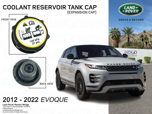 Land Rover EVOQUE OEM Coolant Expansion Tank Cap Genuine LR000243 ...