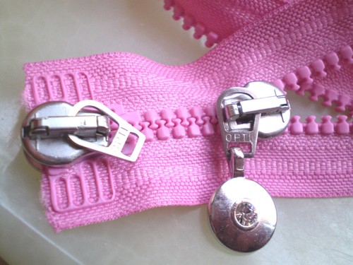 Zipper PINK BRIGHT size # 5 divisible 2-way OPTI zipper Cremallera ...