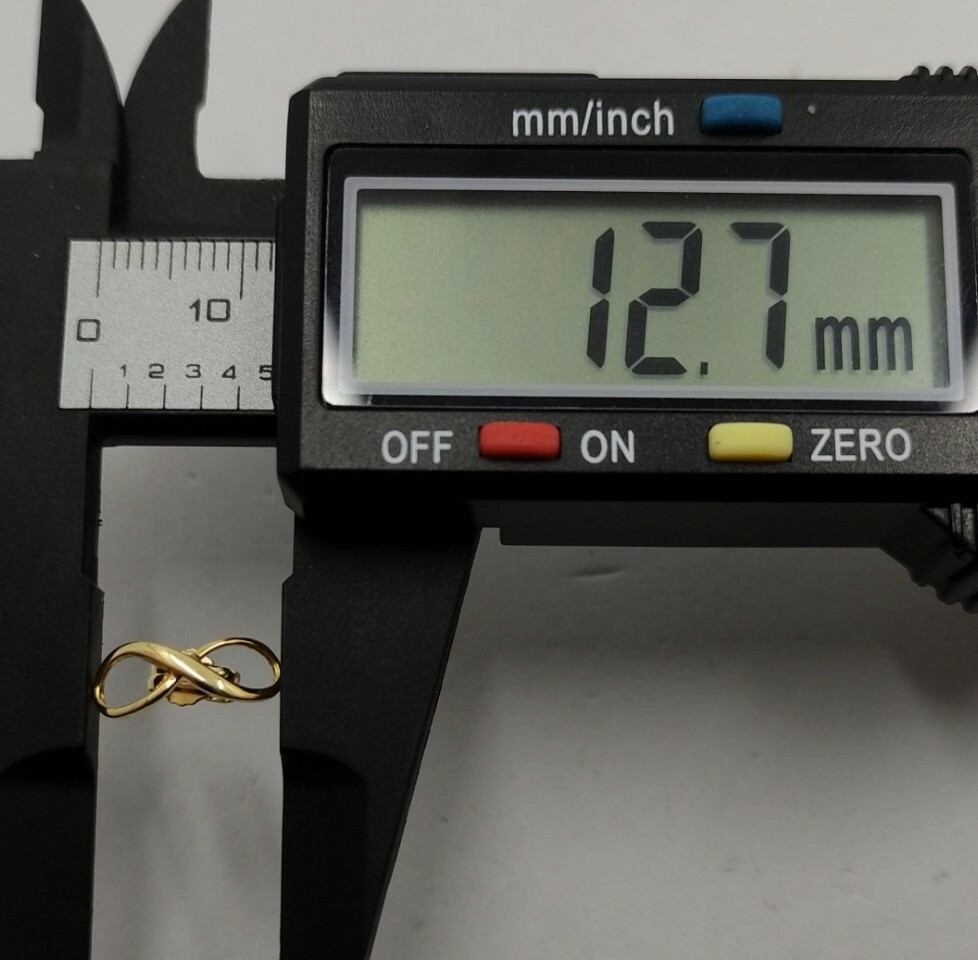 18K Gold Infinity Earrings 12.7 Mm. | eBay