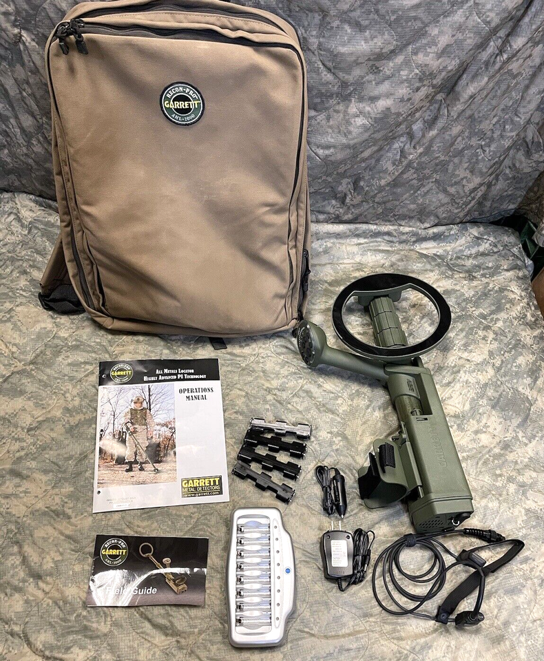 Garrett Recon-Pro AML-1000 Military Grade Metal Detector Kit Compact ...