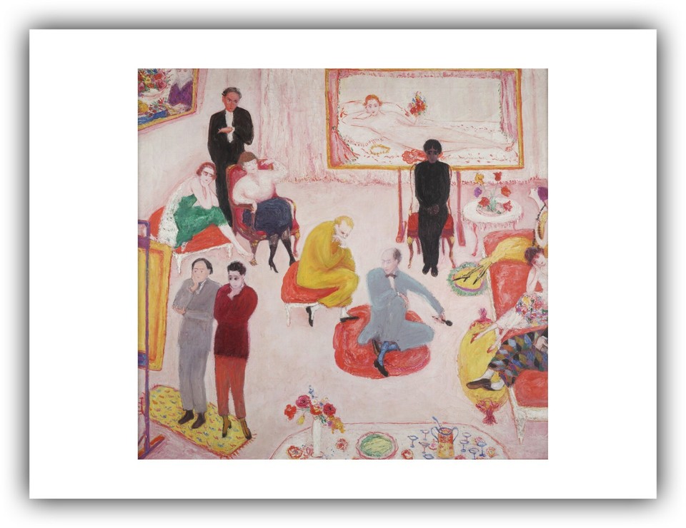 Florine Stettheimer: "Studio Party, or Soiree" (1917-19) - Giclee Fine ...