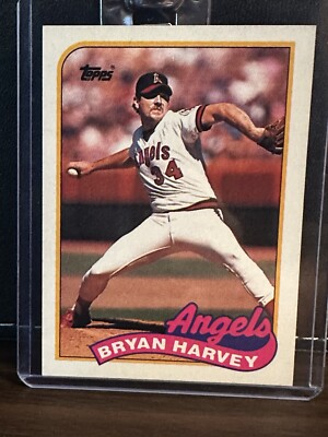 1989 Topps Error Card #184 John Costello, Shows Bryan Harvey Los ...