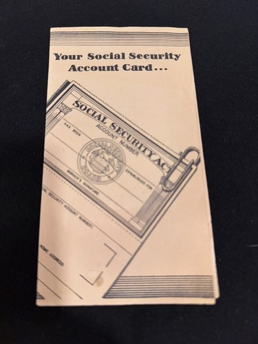 Authentic 1943 Social Security Pamphlet GREAT Vintage Condition | eBay