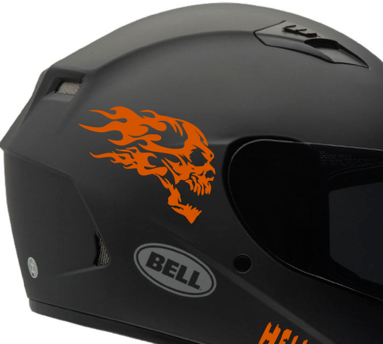 Hellraiser helmet decals. (4 decal set) NEW! Suzuki Polaris Honda ...