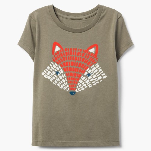 NWT Gymboree Fox Tee Shirt Top Girls 3,5/6,7/8 Green | eBay