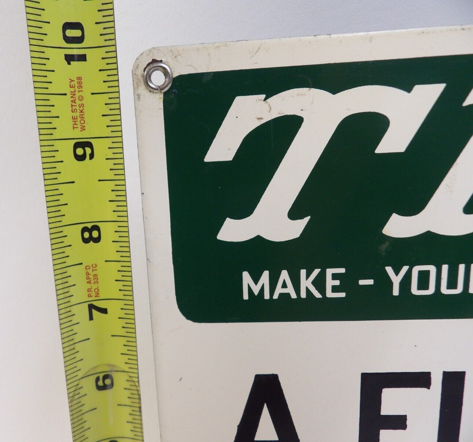 THINK Fire Prevention Vintage Safety Sign | eBay