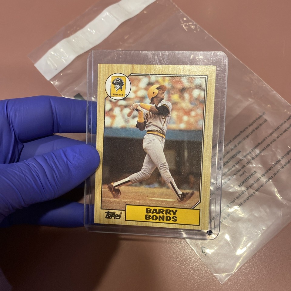 20 + DIFFERENT TYPES OF ERRORS, 1987 TOPPS #320 Barry Bonds rookie card ...