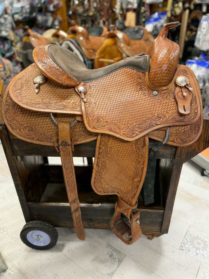 15.5" Billy Cook of Greenville Texas Reining Saddle | eBay