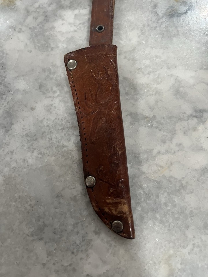 13905 Soligen Germany Knife with Sheath Bone Handle Vintage | eBay