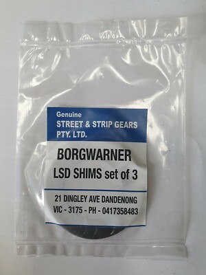 Bogwarner LSD shims set of 3 | eBay Australia