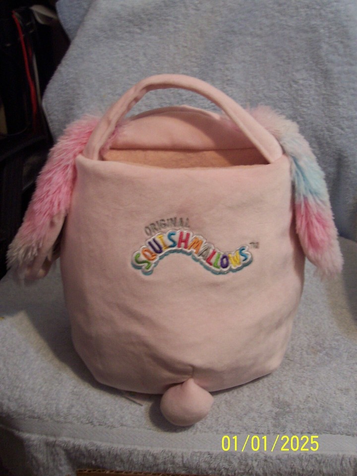 Original Squishmallows " BOP " The Bunny Rabbit Easter Basket 11" X 12 ...