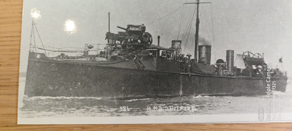 Foto Marineschiff Torpedoboot HMS Spitfire ca. 14x9cm | eBay UK
