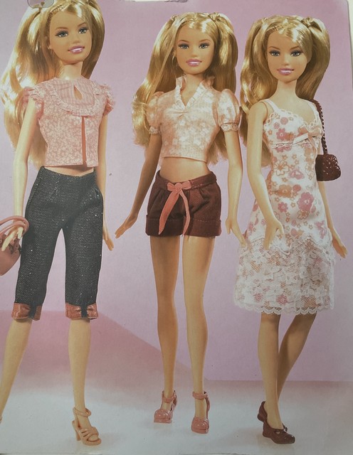 Fashion Fever Clothes 2 Skirts & Top Fashions Barbie Doll Outfit for ...