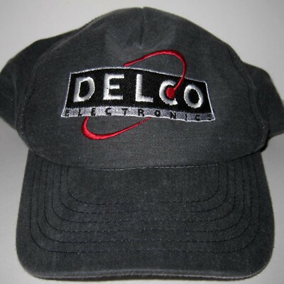 DELCO ® Electronics - Dark Gray - Golf Baseball Cap Hat - New NWOT | eBay