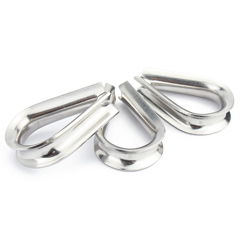 Wire Rope Eyelet Thimble 1.5mm 2mm 3mm 4mm 5mm 6mm 8mm - 16mm A2 ...