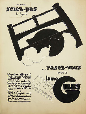 Project Advertising Gibbs.art Pub Lucien Blithe pierre Thibaud | eBay ...