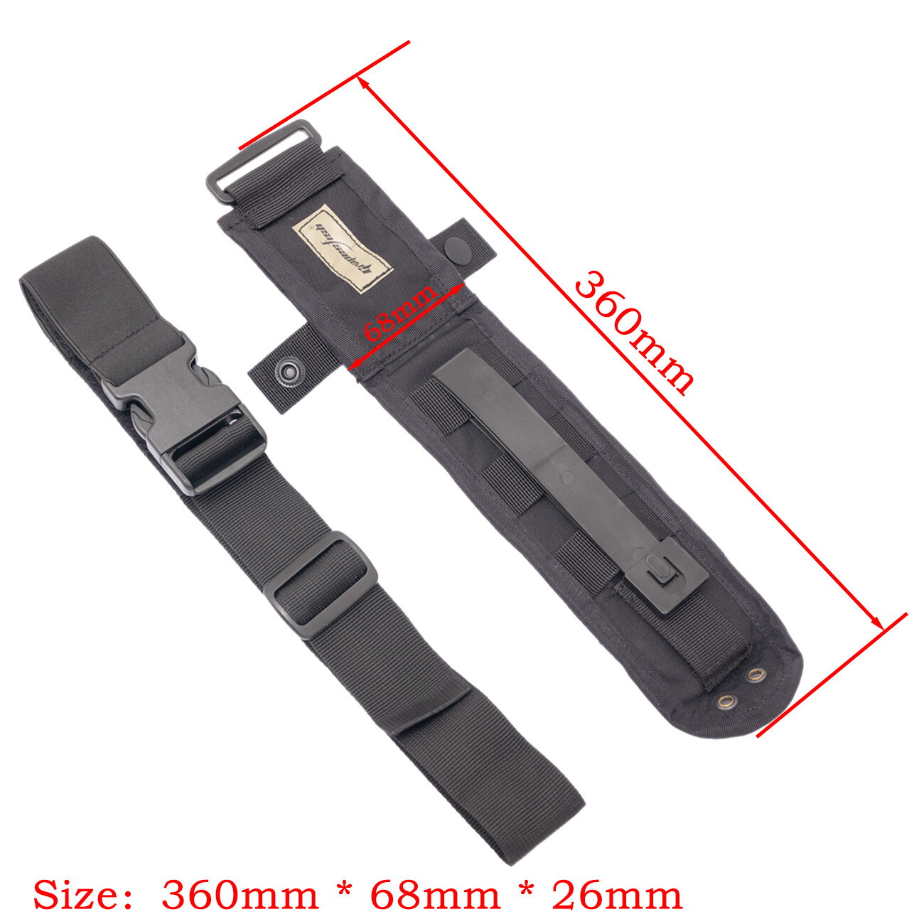 Tactical Molle Bayonet M9 Kabar1217 MPK Strider Knife Leg Sheath ...