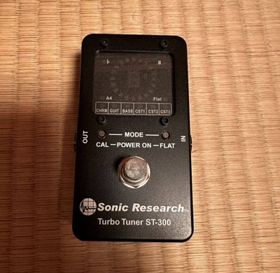 Sonic Research ST-300 Mini Stompbox Strobe Turbo Tuner Guitar Effect Black 40232296901 | eBay