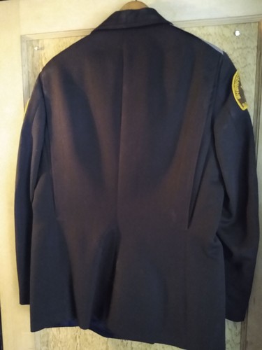 Vtg All Cities Uniform Classic Brown Sheriffs Sgt Police Dept Jacket ...