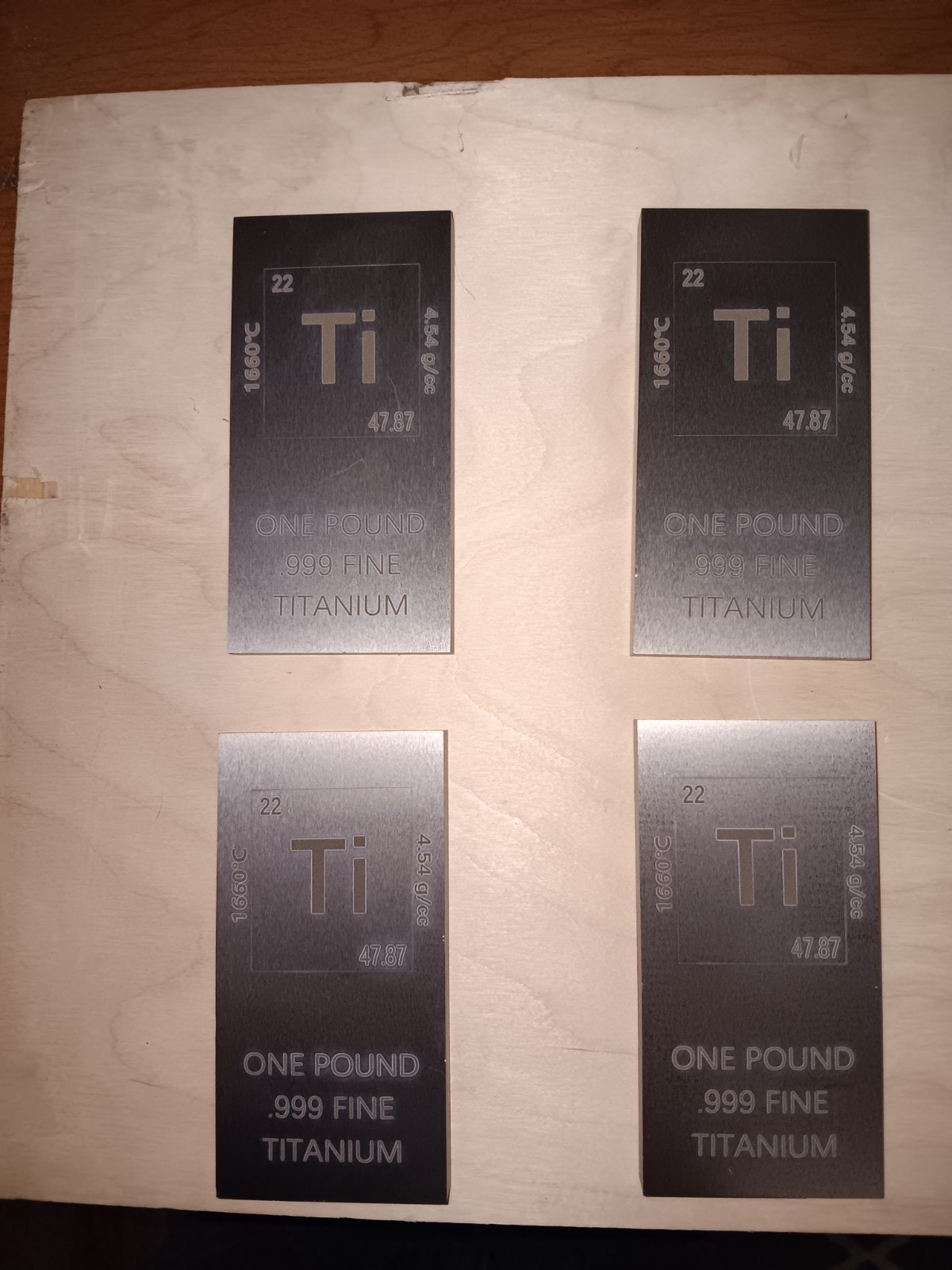 4. -1 lb. titanium bullion bar | eBay