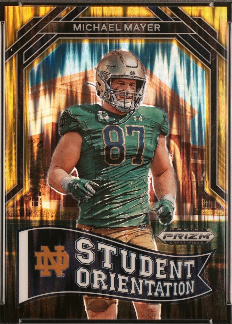 2023 Panini Prizm Draft Picks - Student Orientation Michael Mayer #SO ...