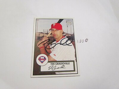 2007 Topps Rookie Tim Gradoville Autographed Baseball Card | eBay