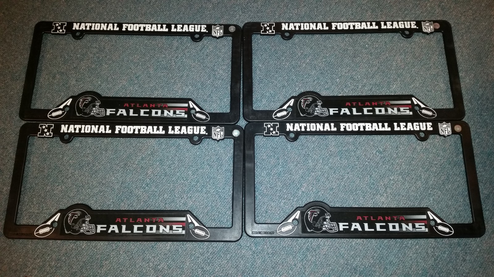 Atlanta Falcons Plastic License Plate Frame Cover Bulk lot of 4 | eBay