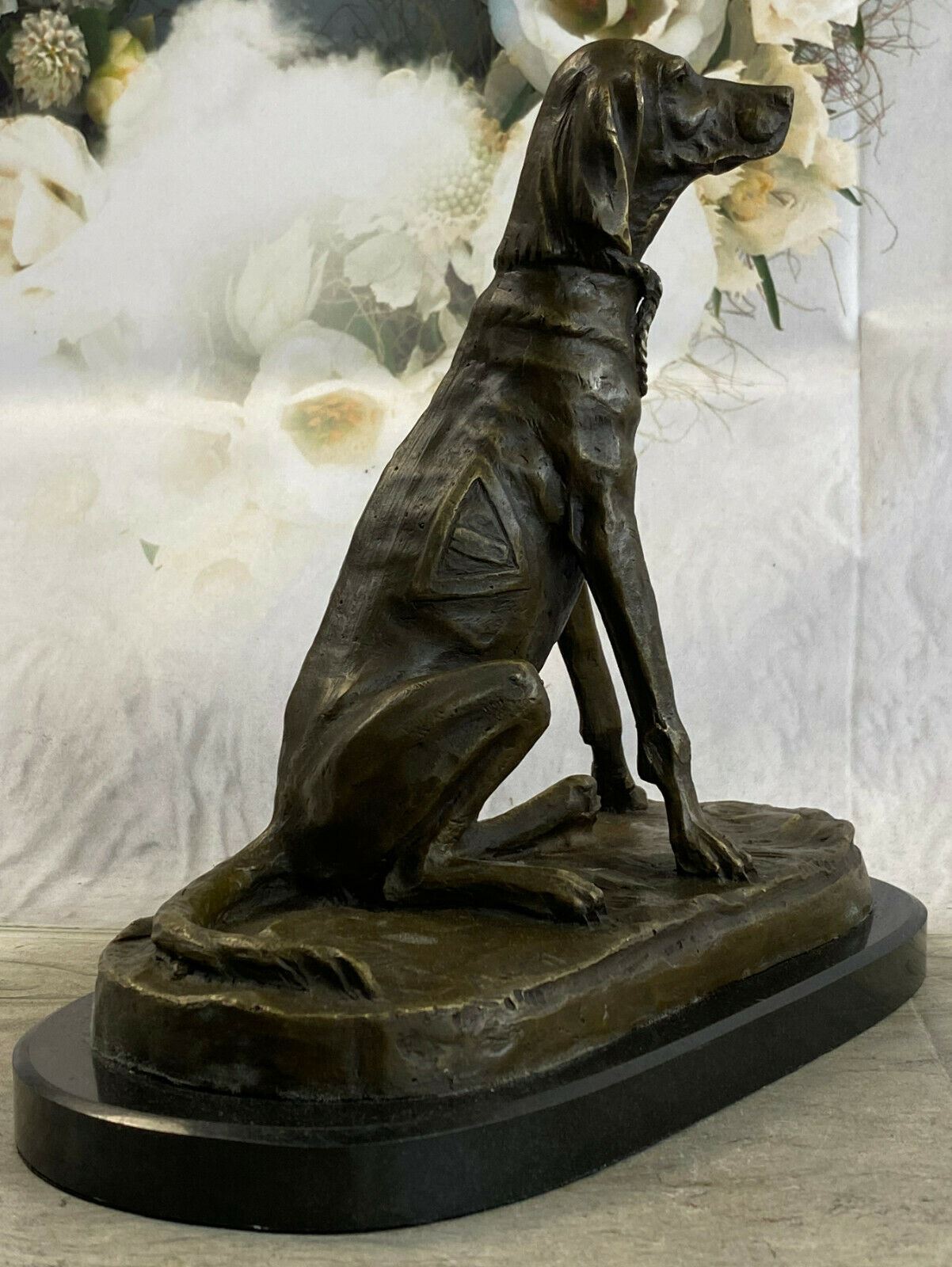 Art Deco Bronze Sculpture Statue Basset Bloodhound Hound Dog Sleuth ...