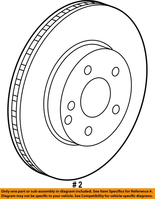 MERCEDES Mercedes-Benz OEM 2015 C300 Front Brake-disc Rotor 0004212712 ...