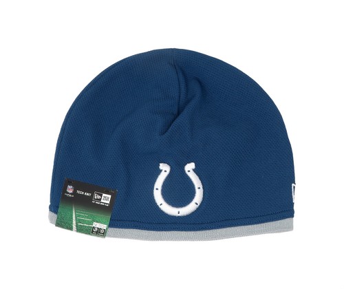 NEW ERA Men NFL One Size Beanie Indianapolis Colts Blue Tech Skull Knit ...