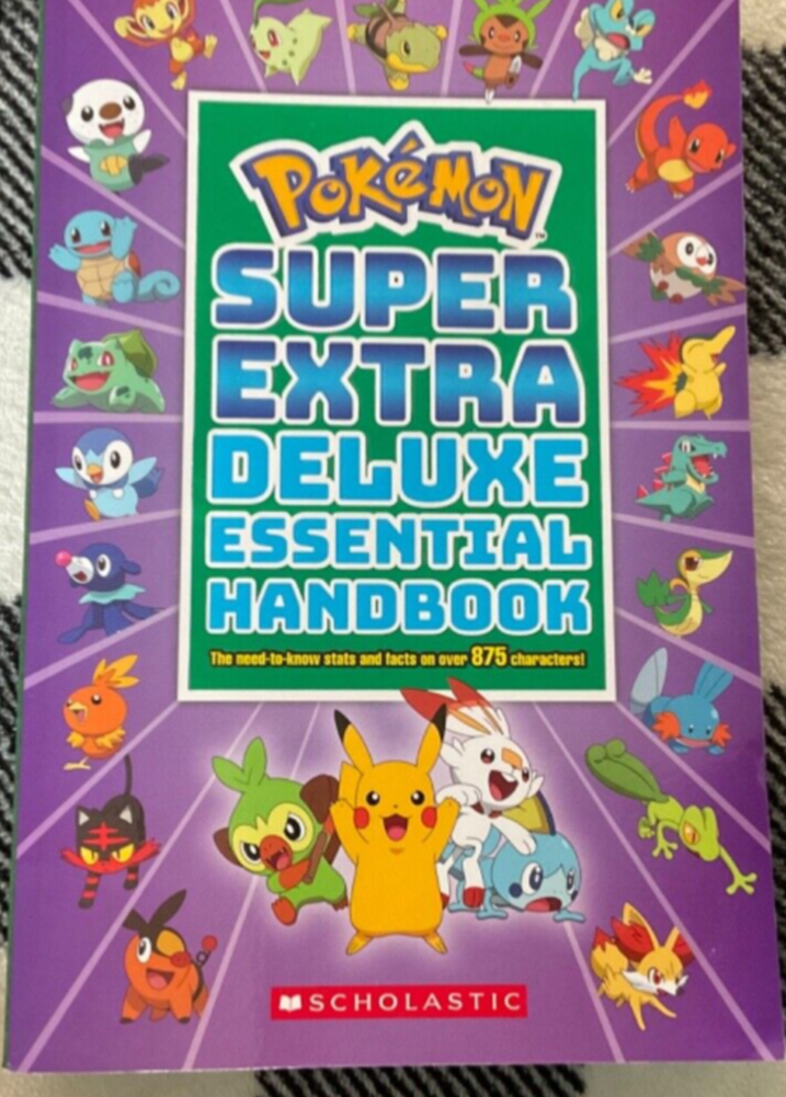 Super Extra Deluxe Essential Handbook Pokemon The Need-to-Know Stats ...