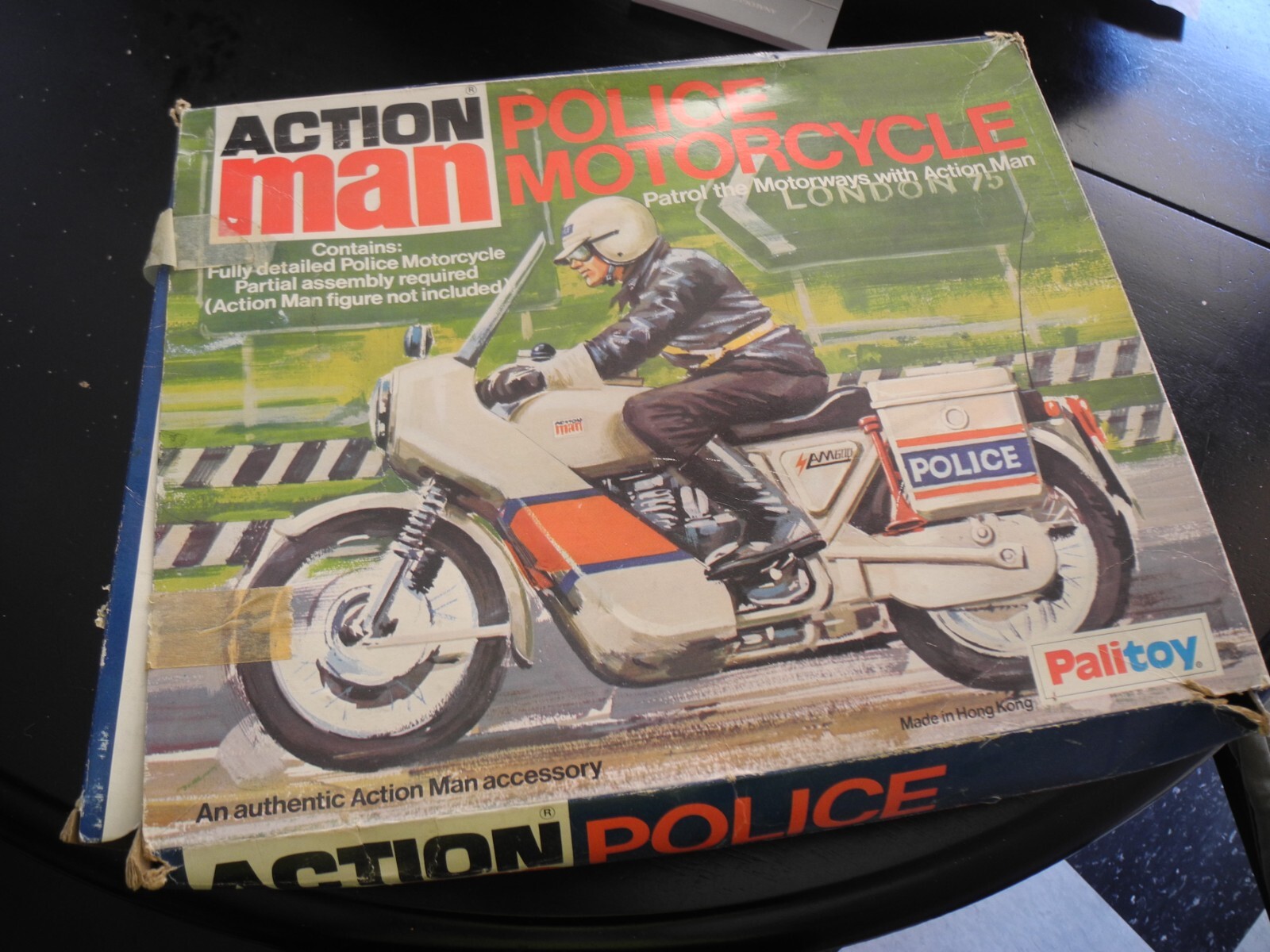 Extremely RARE PALITOY GI JOE / ACTION MAN POLICE MOTORBIKE, VINTAGE ...