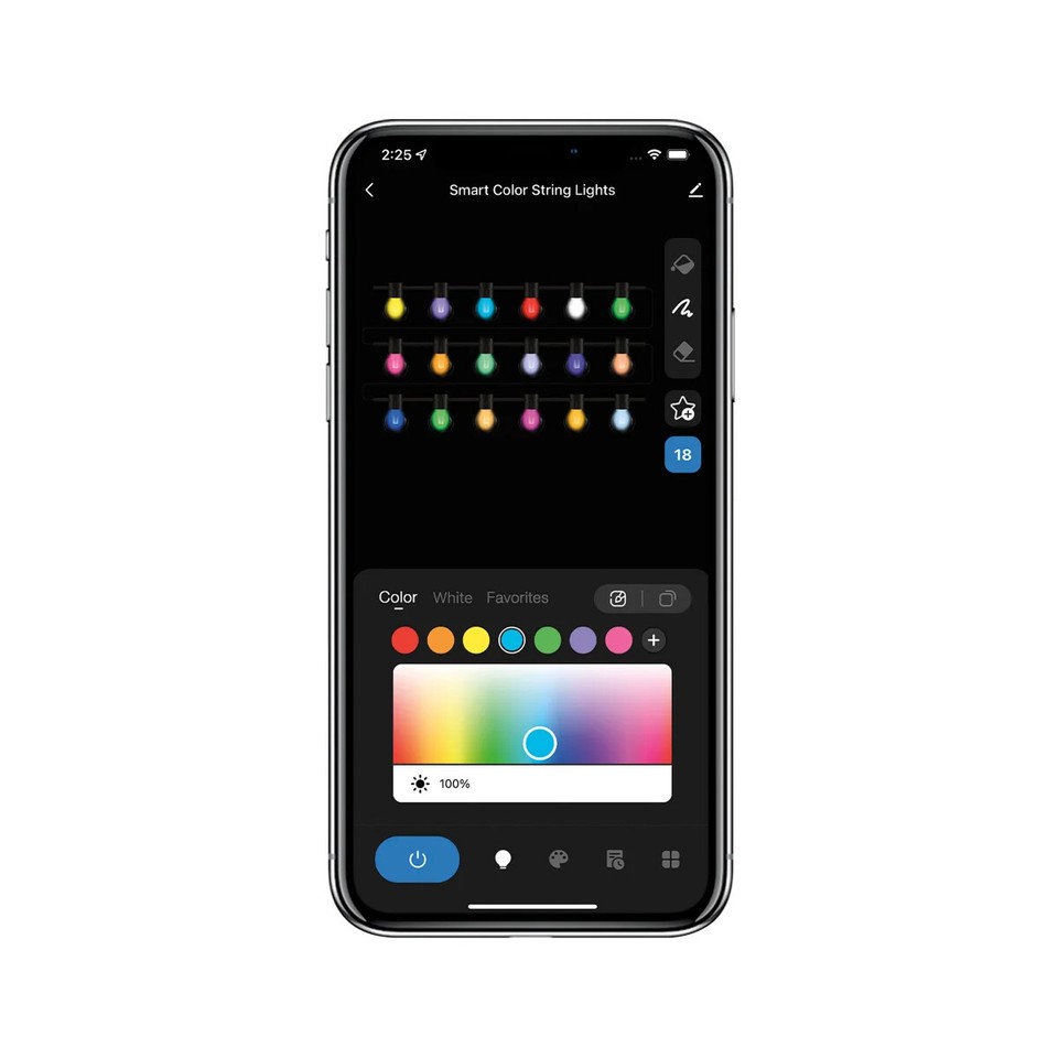 Atomi Smart Wi-Fi Color String Lights | eBay