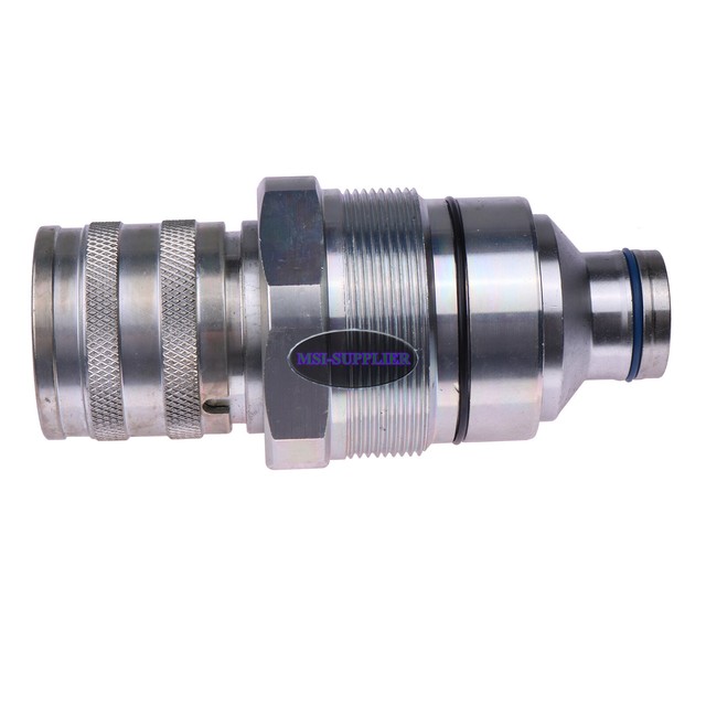 Flat Face Quick Coupler AT406475 for John Deere JD 318E 319E 320E 323E ...