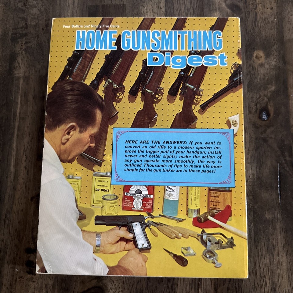 HOME GUNSMITHING DIGEST - A Gun Digest Book - Tommy Bish | eBay UK