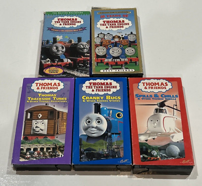 Lot of 5 Thomas The Tank Engine and Friends VHS Vintage Train TV Show ...