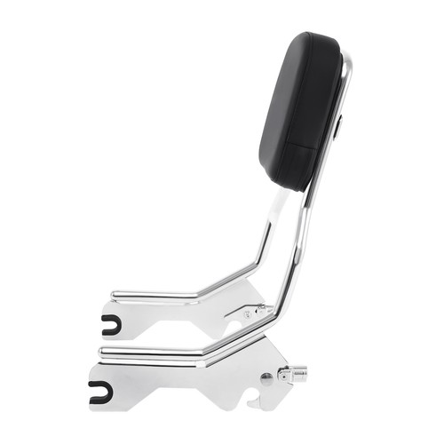 Upright Backrest Sissy Bar Pad Fit For Harley Softail Low Rider FLSB ...