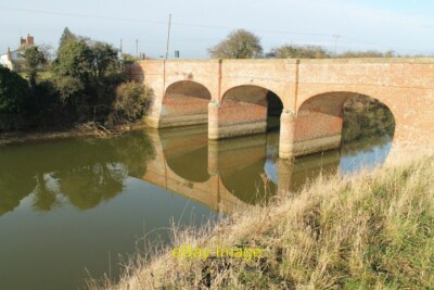 Photo 6x4 Freiston Bridge Priory road runs over Hob Hole Drain c2012 ...