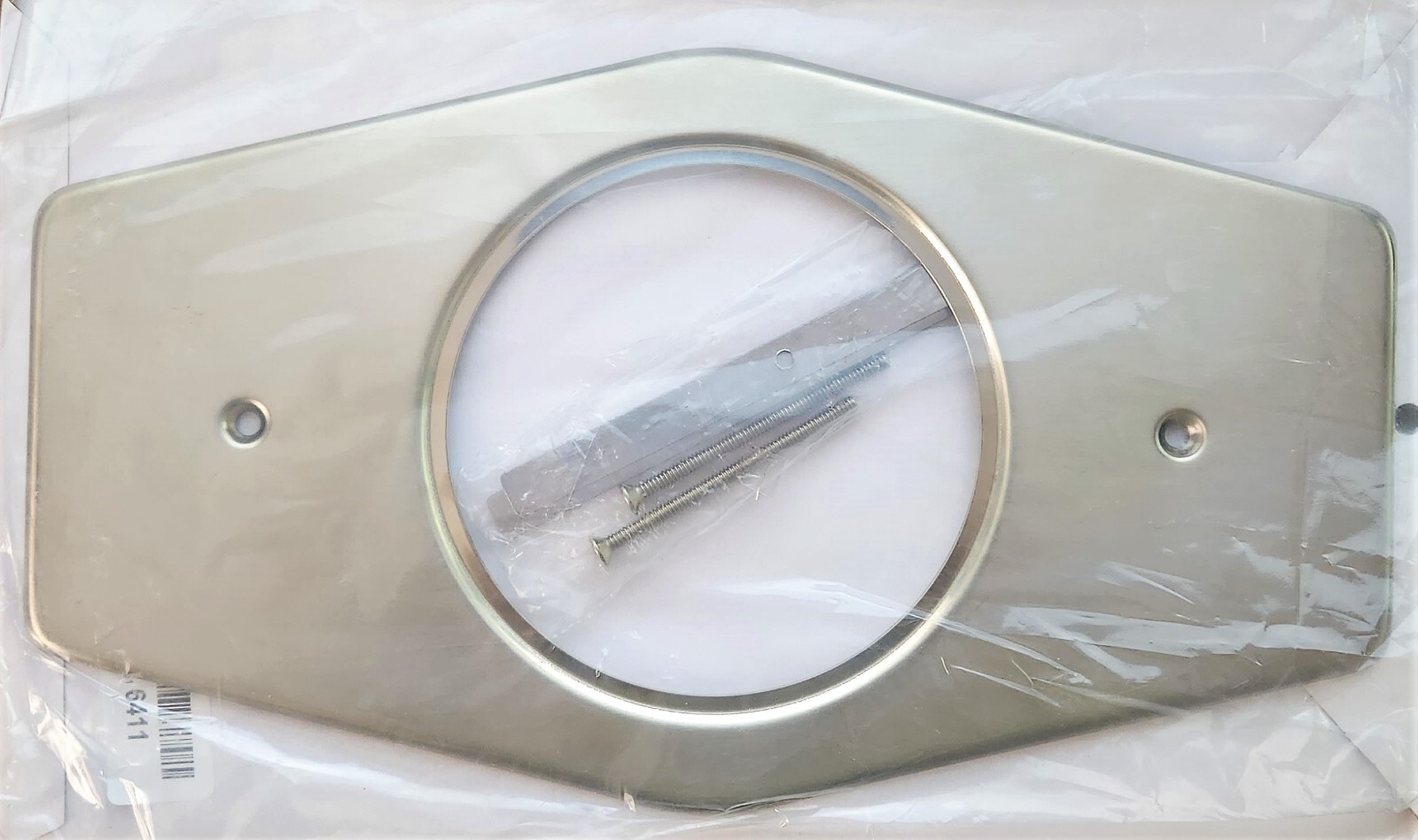 [Westbrass D502-07] One-Hole Remodel Plate for Moen Delta Showers Satin ...