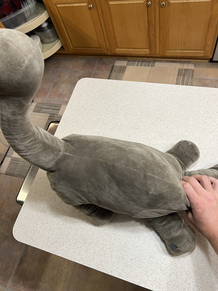 IKEA Jattelik Brontosaurus Soft Stuffed Animal 22" Toy Dinosaur Plush ...