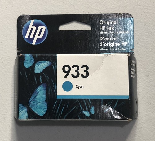 HP 933 Cyan Ink Cartridge CN058AN EXP 08/2022 886111601349| eBay