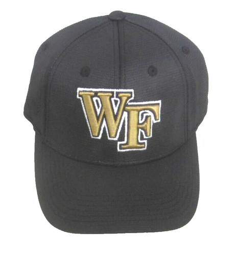 Wake Forest Demon Deacons Black One Fit Stretch Fitted Hat By Top of ...