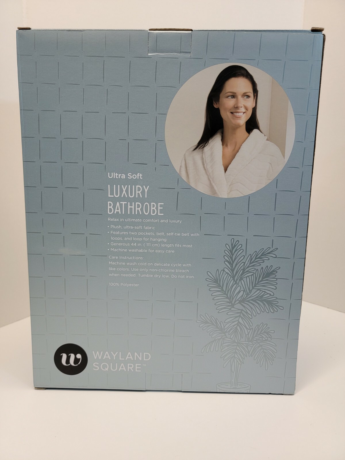 Wayland Square Ultra Soft Luxury Ivory White Bathrobe One Size New in ...