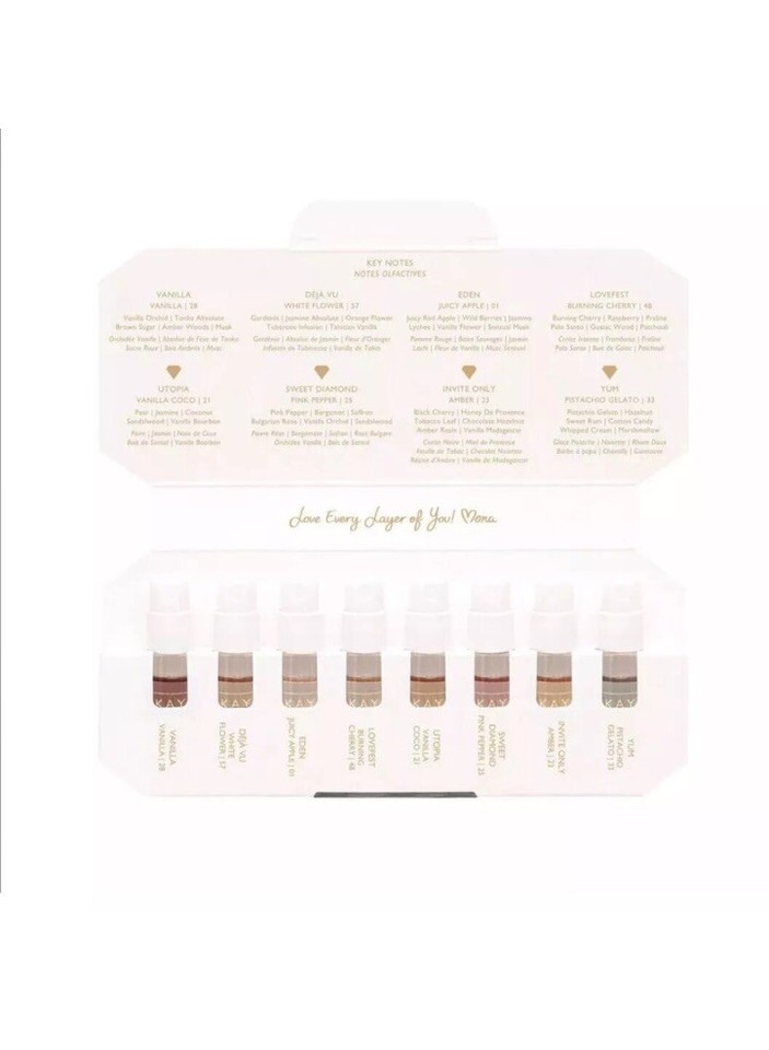 KAYALI Discovery Layering Kit 8pc Sampler Set ••NEW•• | eBay