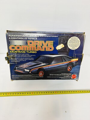 Mustang Turbo Drive Command Mattel, Perfect Vintage Tested Ok | eBay