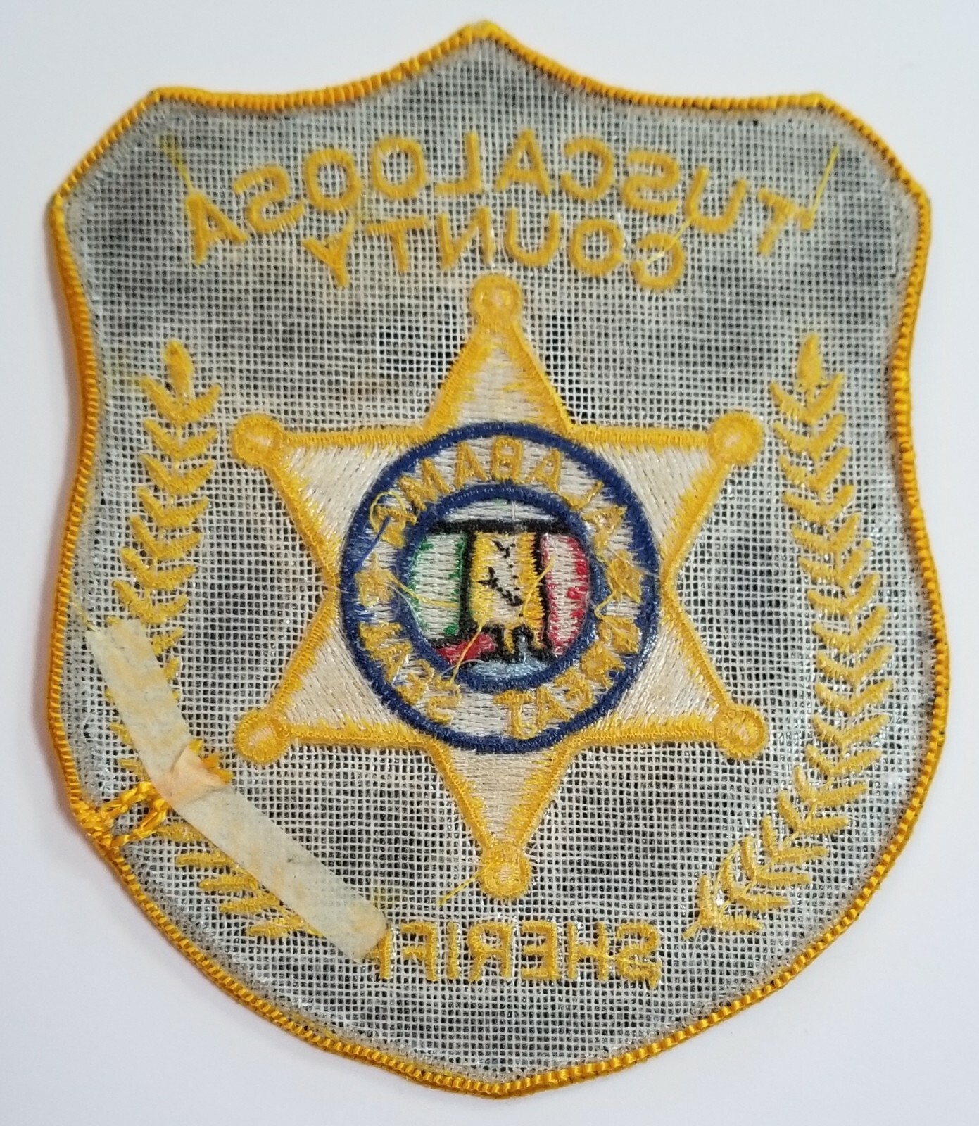 TUSCALOOSA COUNTY ALABAMA AL DEPUTY SHERIFFS SHERIFF EMBROIDERED CLOTH ...
