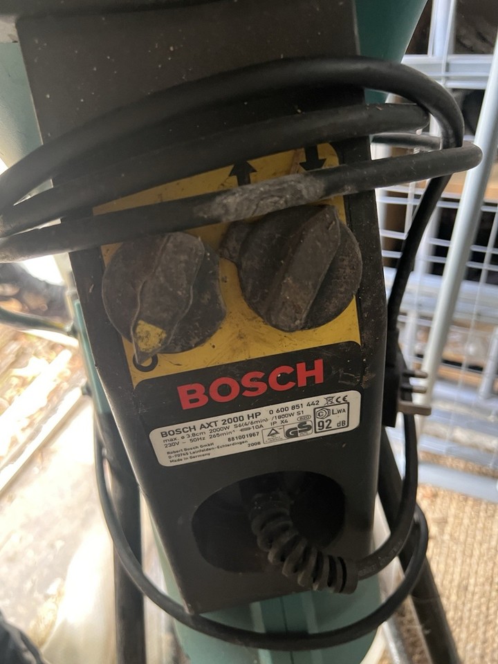 Bosch AXT 2000 HP Garden Shredder Chipper | eBay UK