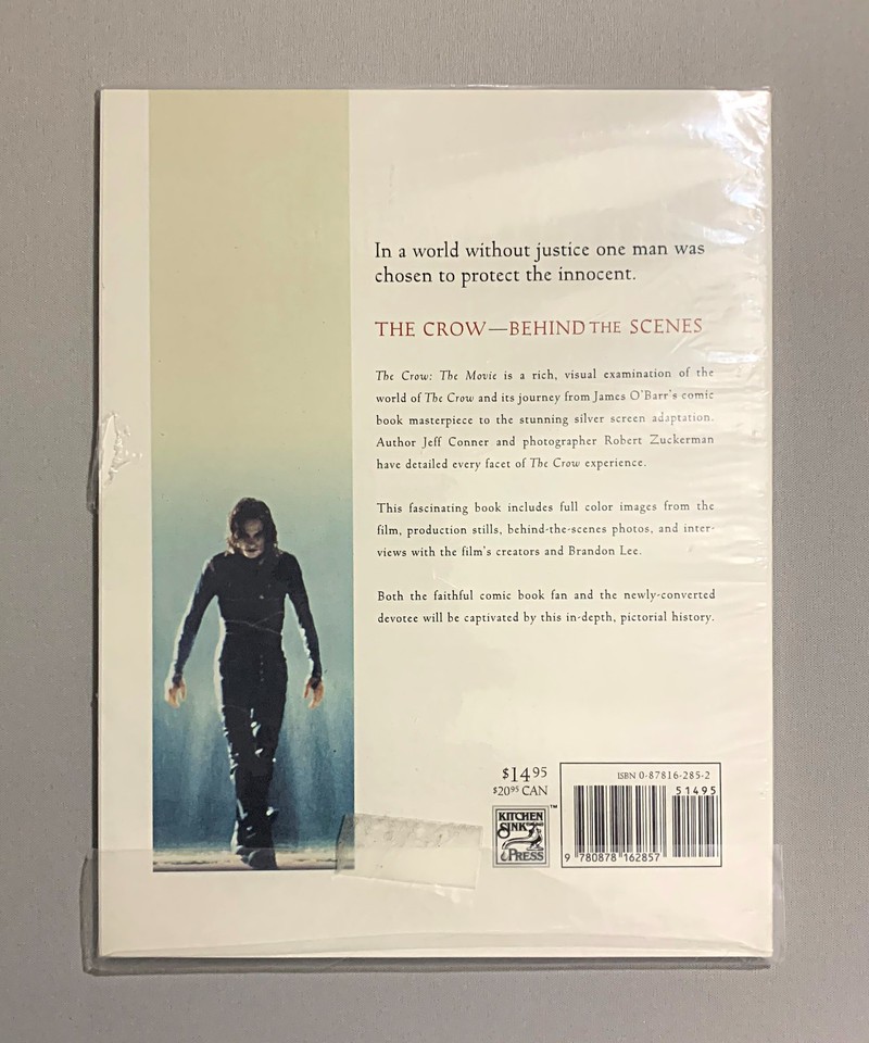 Rare (New in Package) 1994 The Crow The Movie Paperback by Conner ...