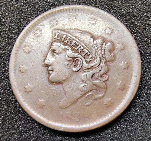1838 Coronet Head Large Cent - Philadelphia - VF+ Details - Survival ...